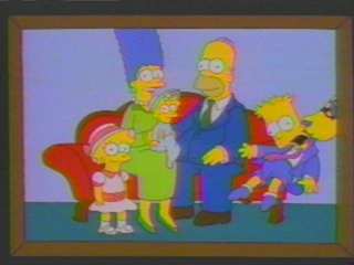 A photo of the Simpsons!
