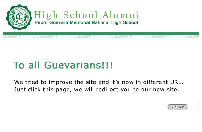 Batch 1996 - Pedro Guevara Memorial National High School