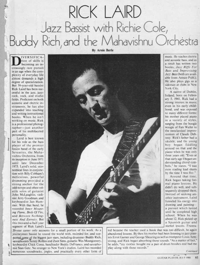 Rick Laird - Alchetron, The Free Social Encyclopedia