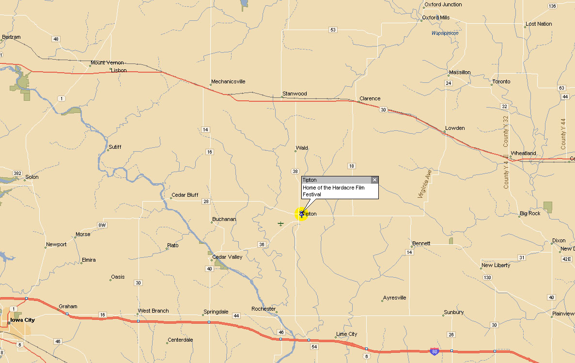 Maps to Tipton IA