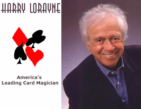 Harry Lorayne - unofficial web site tribute to top card magician