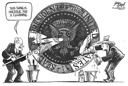 Political Cartoons, satire, parody