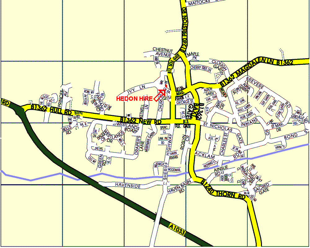 Map of Hedon
