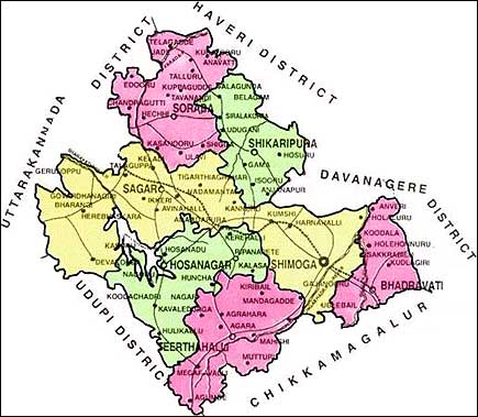 Home >> My City > Shimoga Map