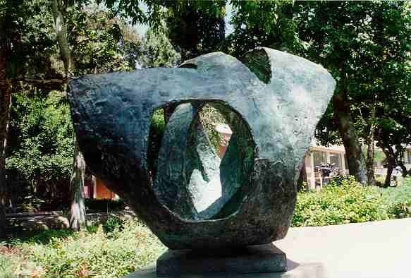 (BH 304) Oval Form (Trezion) , 1961 in Bronze