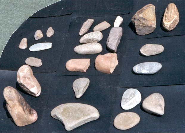 Discovery of Stone Coins, Tools and Weapons of a paleolithic ...