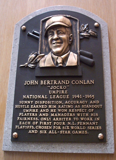 Hall of Fame History-The Umpires...Jocko Conlan
