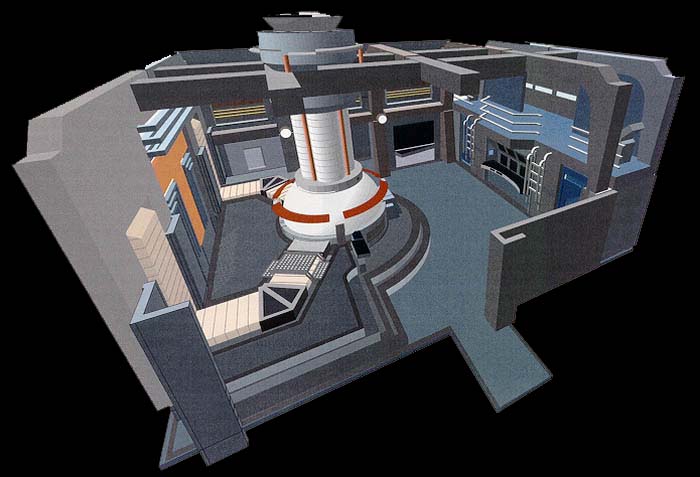 LCARS Defiant Warp Core/Main Engineering