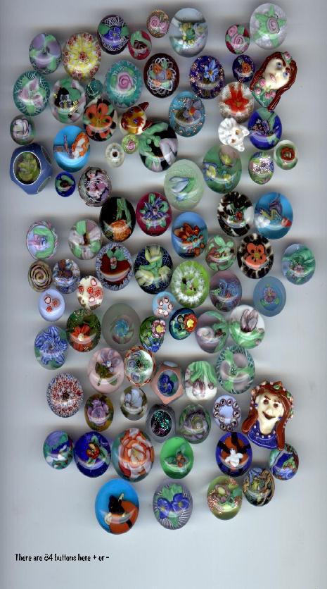 THE FOLLOWING BUTTONS ARE PLAIN GLASS BUTTONS