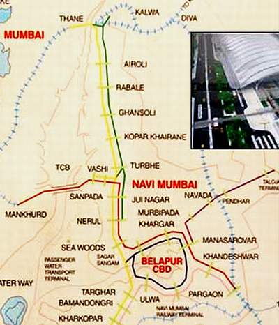 The IndianRailNut Pages by Rajan R. Mathew : Thane - Turbhe - Vashi ...