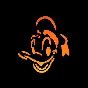Daisy Duck Pumpkin Carving Pattern