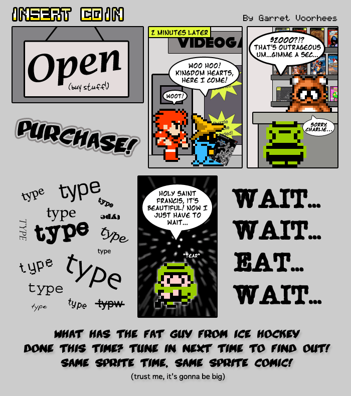 Insert Coin - Not Just Another Sprite Comic