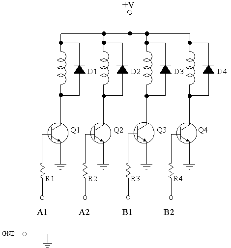 Parallel Port Interfacing and Programming - Stepper Motor Interfacing