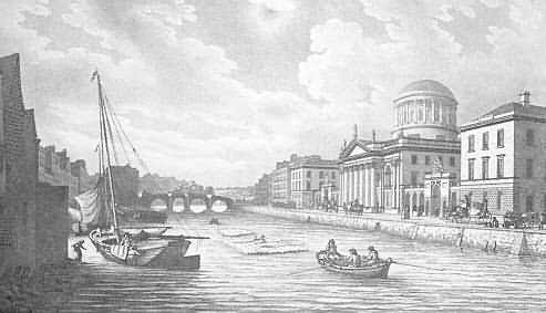 Antique Irish Prints, 18th Century Dublin Ireland