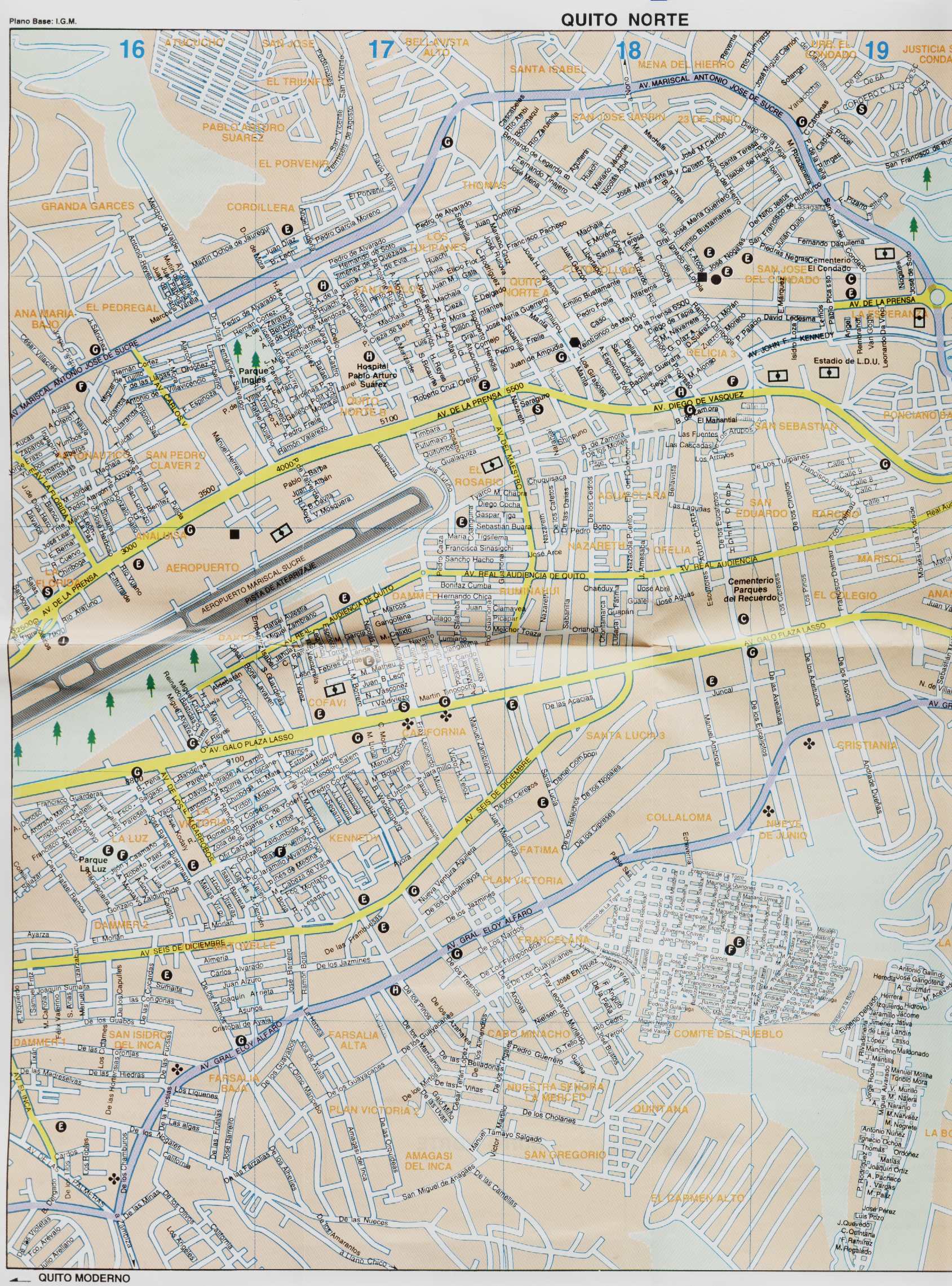 Maps of Ecuador, Quito Hi resolution maps. Карты Эквадора, карта г.Кито ...