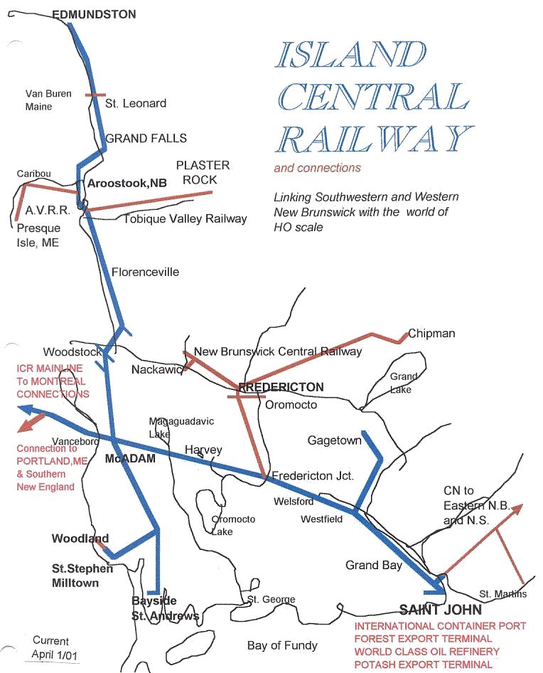 Island Central System Map