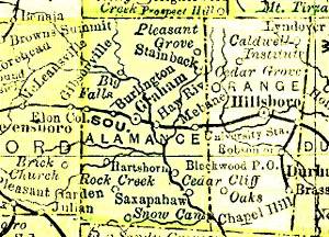 North Carolina Counties - List of all and Alamance County