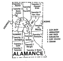 North Carolina Counties - List of all and Alamance County