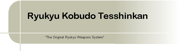 Ryukyu Kobudo Tesshinkan