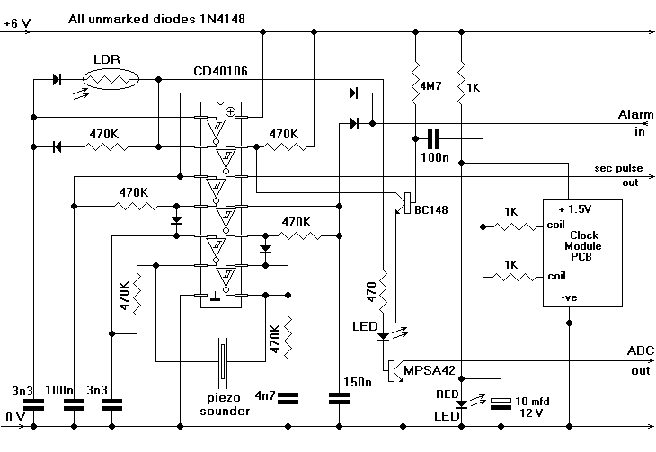 Neelandan's Nixie Clock Circuit