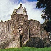Dunstaffnage Castle was built in the 13th Century. It stands ...