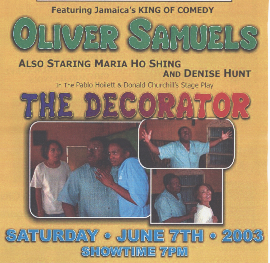 Jamaica's Oliver Samuels presents: