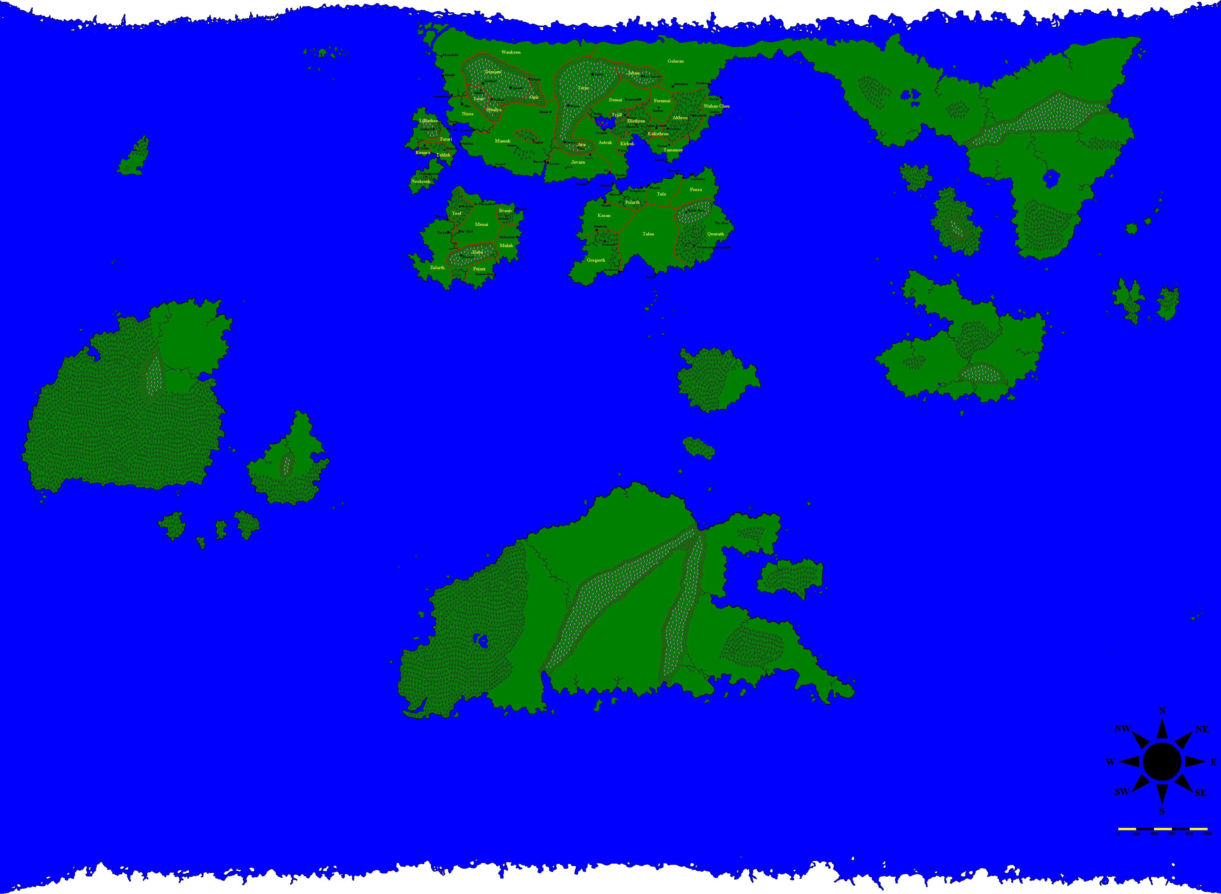 Color World Map