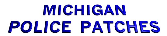 Michigan Police Patches