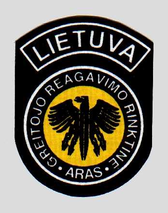 EMBLEMAS DE LA POLICIA DE LITHUANIA - LITHUANIA POLICE PATCHES