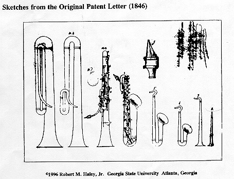 Original Saxophone Patent