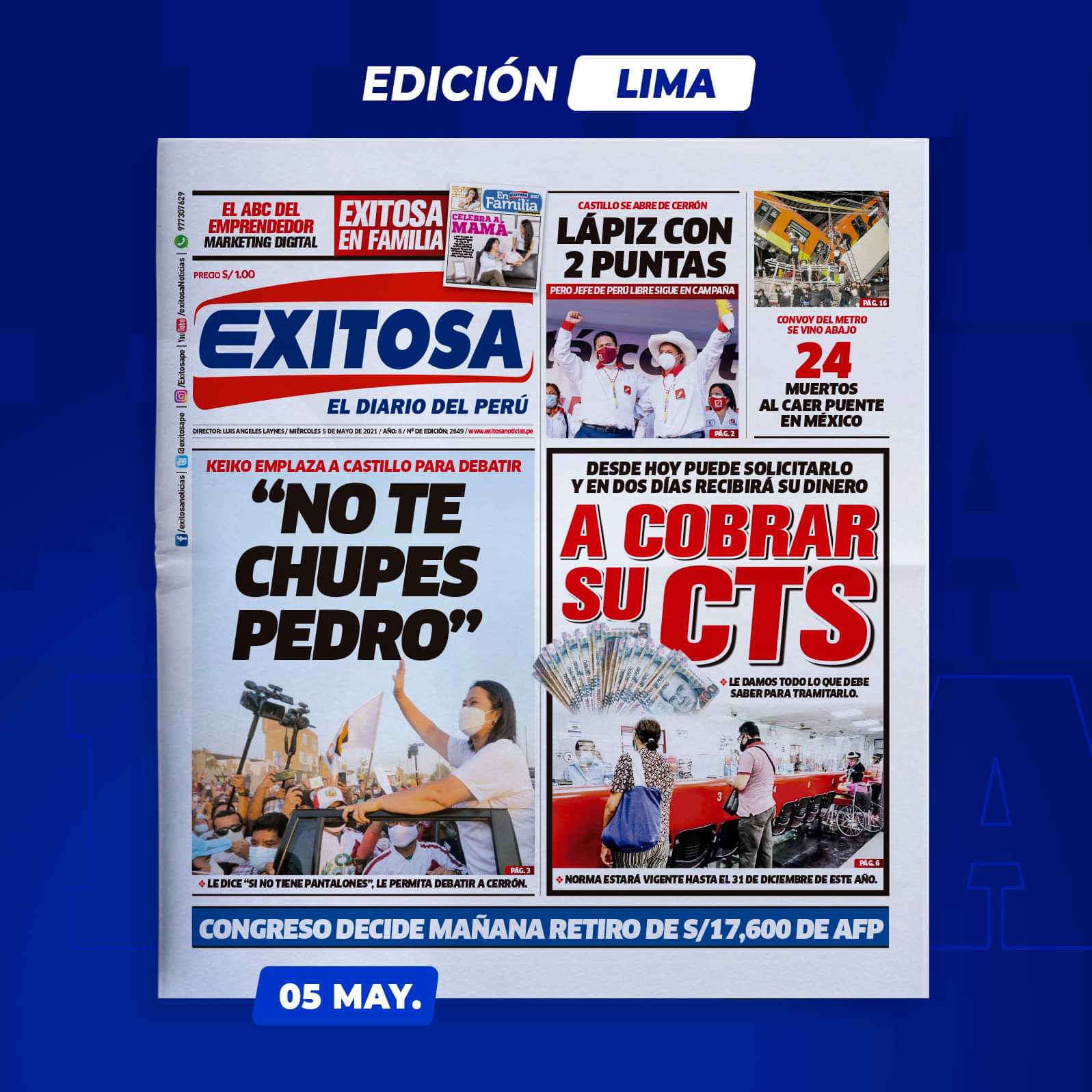 Kiosko de Diarios Virtual Peruano por @ElectronicaJCCB