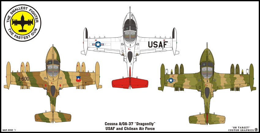Cessna A-37 Dragonfly y OA-37 | Cessna, Aircraft painting, Fighter jets
