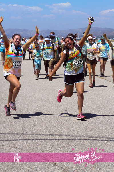 Irvine 5k Color Run Finish Line 5/11/13