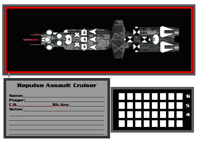 Repulse Ship Control Sheet for the Babylon Project