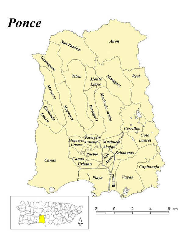Mapa de Ponce