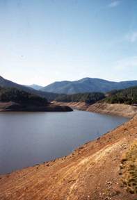 This is Applegate Lake which was formed because the Applegate River is ...