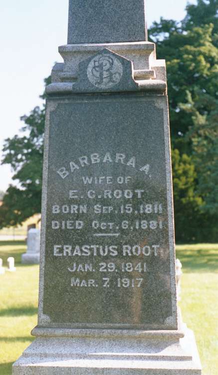 Barabara (Reed) Root gravestone