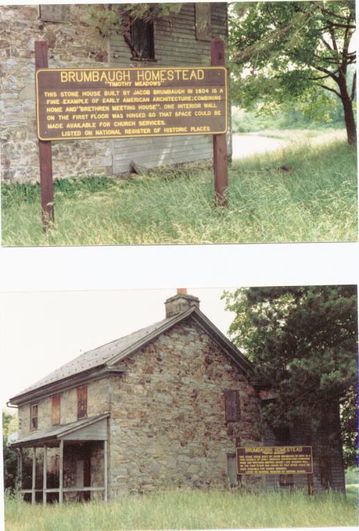 Brumbaugh Homestead in Timothy Narrows, Penn Township, Huntingdon ...