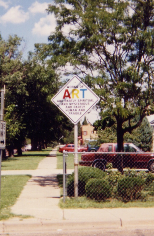Marsh Art Sign