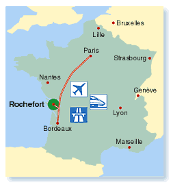 Maps of Rochefort