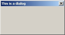 GUI Tutorial - Dialog