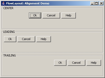 GUI Tutorial - FlowLayout