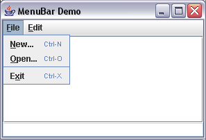 GUI Tutorial - Menubar