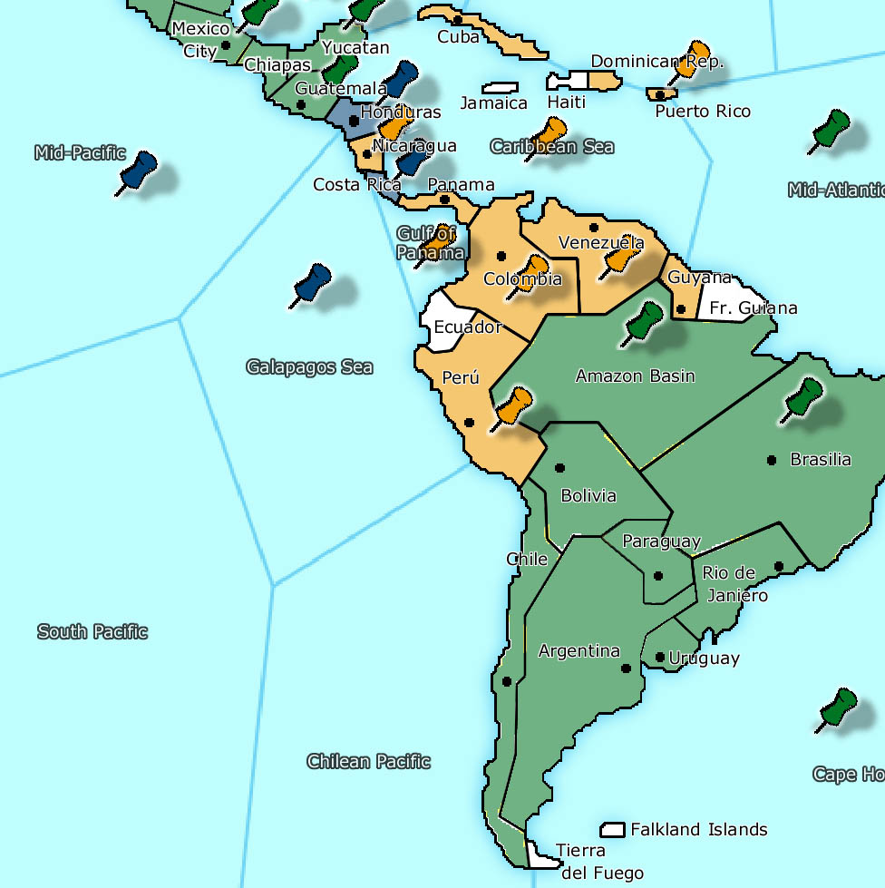 Conquer World Map Page