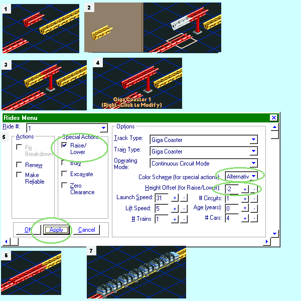 Raise/Lower Track Merge Instructions