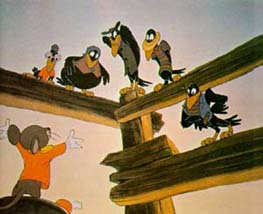 Dumbo Characters - The Crows