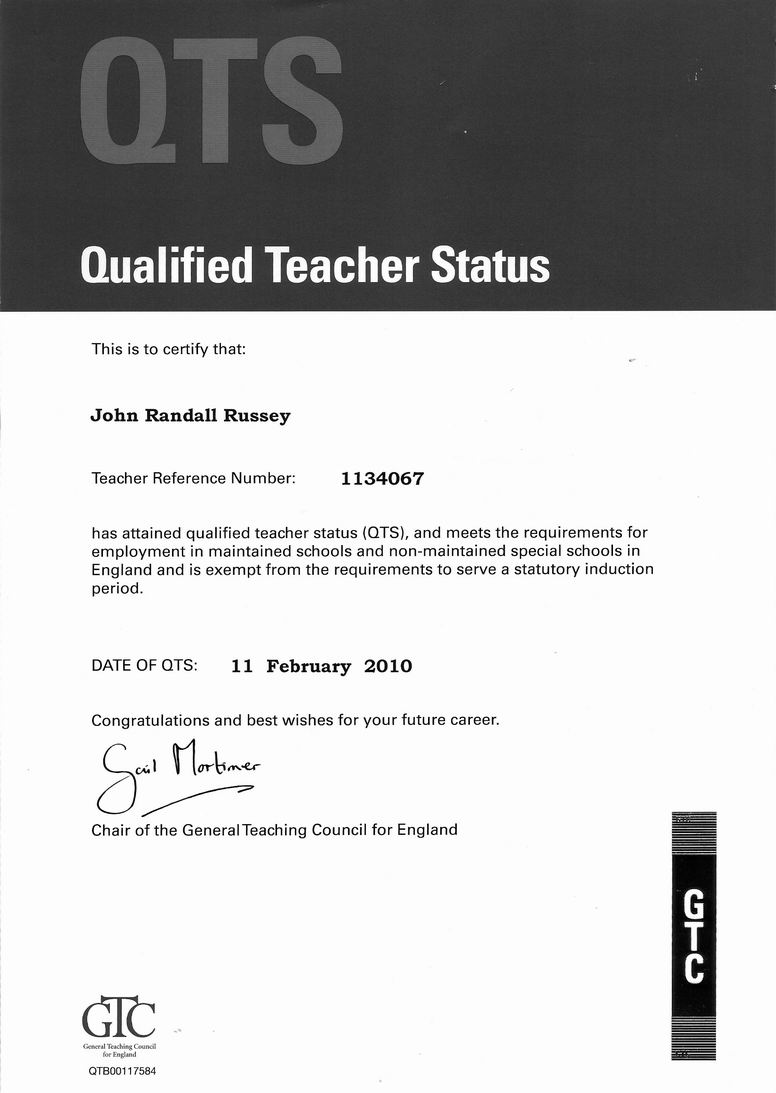 Qualified Teacher Status (UK)