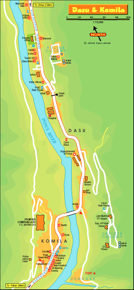 Dasu & Komila Town, Indus Kohistan, NWFP., Pakistan