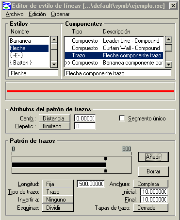 CREACION DE ESTILOS DE LINEA