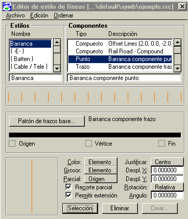 CREACION DE ESTILOS DE LINEA
